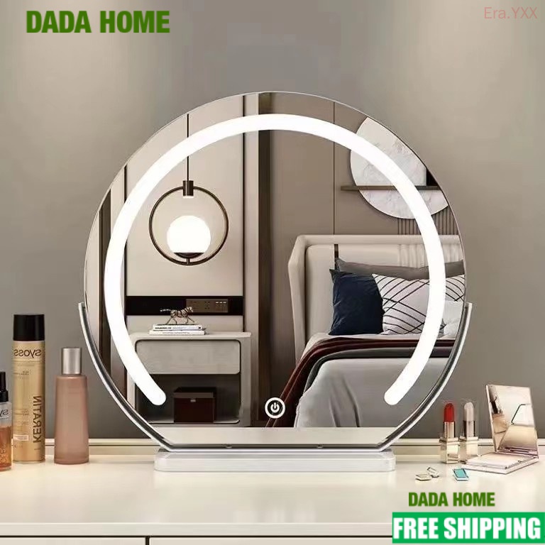 High-End LED Makeup Mirror Rotating Smart Fill Light Can Flip 360 ...