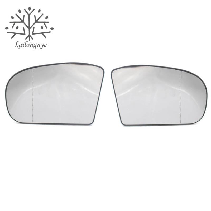 1 Pair Right and Left Side Rearview Mirror Glass Len Replacement for ...