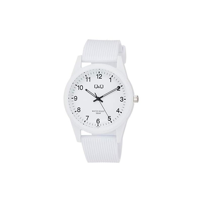 [CITIZEN Q&Q] Watch Analog Waterproof Urethane Belt VS40-006 White | Shopee Malaysia