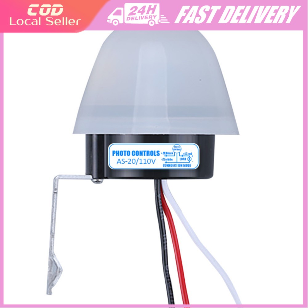 220V Street Light Switch Suis Lampu Matahari Kontro automatik Sensor ...