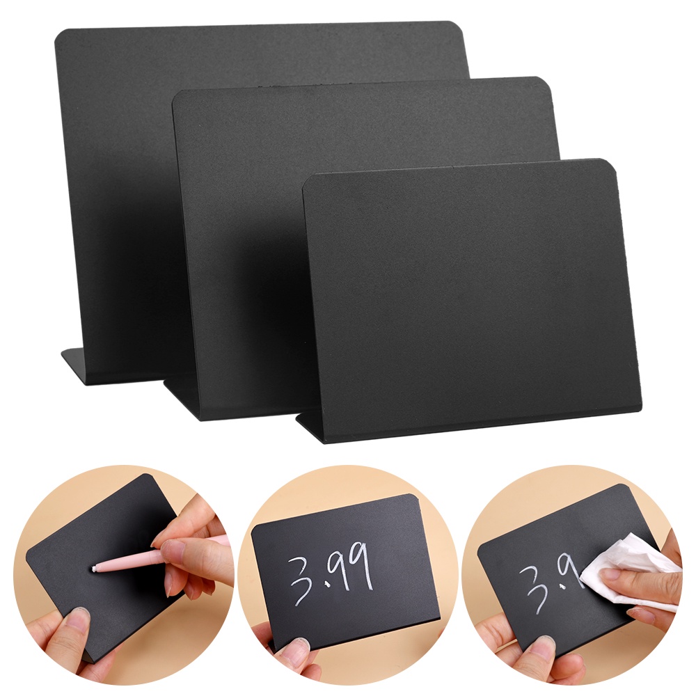 Mini Chalkboard Signs Small Blackboard/ Plastic Tags Table Chalkboard ...