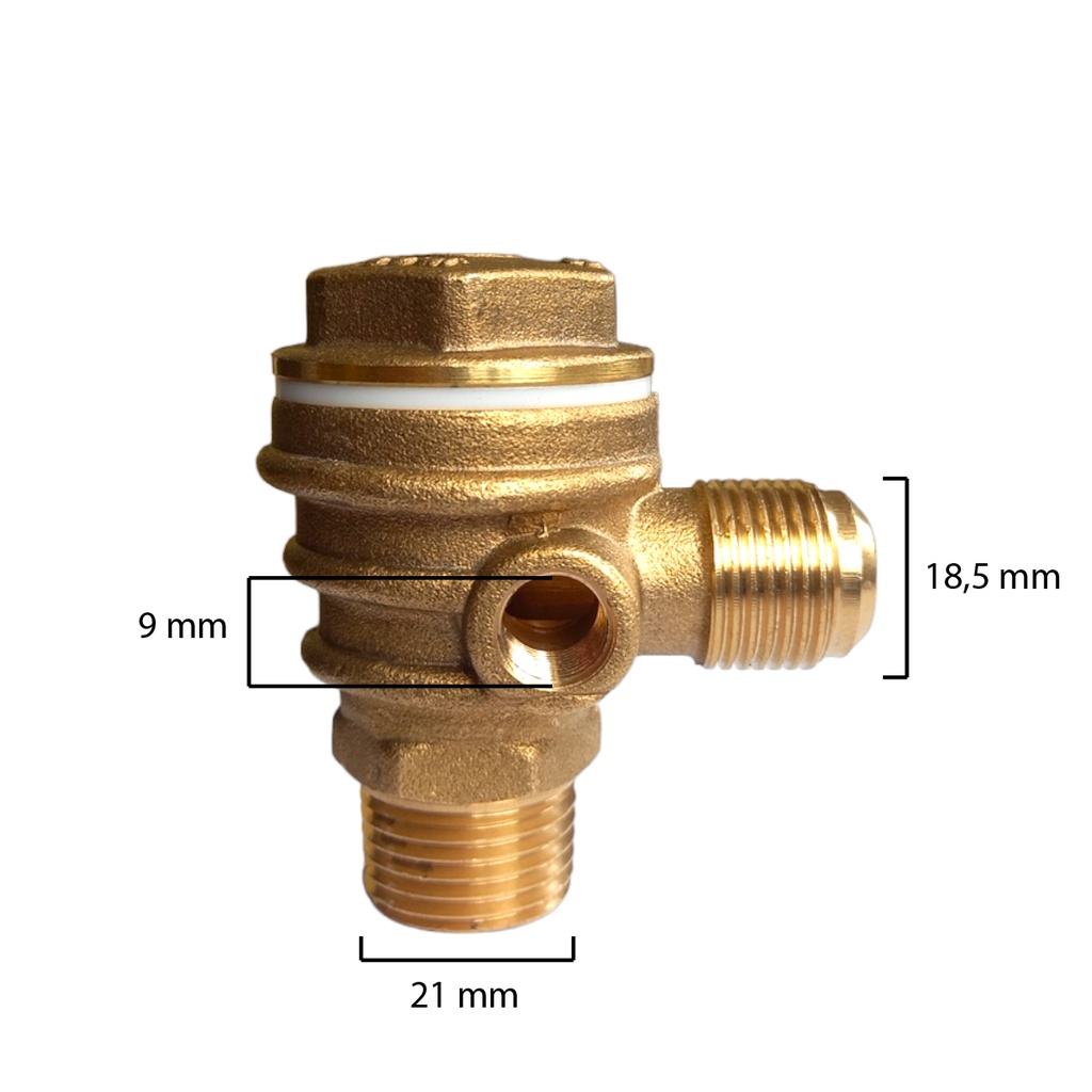 Check Valve One Way Air Compressor Valve 1/2 Hp - 2 Hp 16 Bar Brass ...