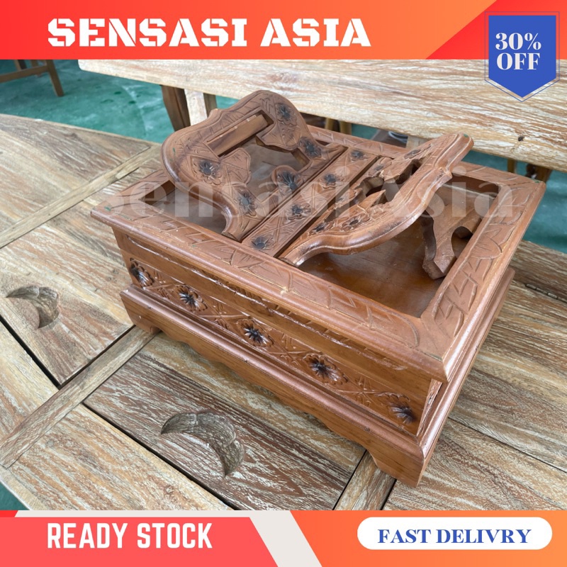 REHAL BOX KAYU JATI SOLID WOOD REHAL KAYU JATI INDONESIA | Shopee Malaysia