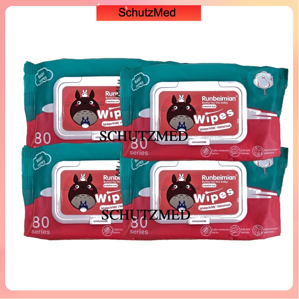 Wet Tissue Runbeimian Baby Wipes Thick Type Baby Wet Tissue Tisu Basah ...