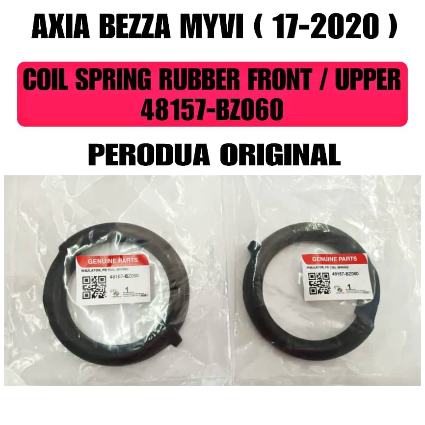 BF COIL SPRING RUBBER ORIGINAL PERODUA AXIA BEZZA MYVI 2017-2020 (FRONT ...