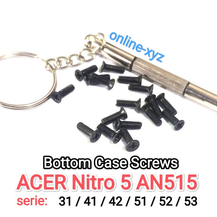 Bolt nut screw ACER case Nitro 5 AN515 31 41 42 51 52 53 nitro5 an-515 ...