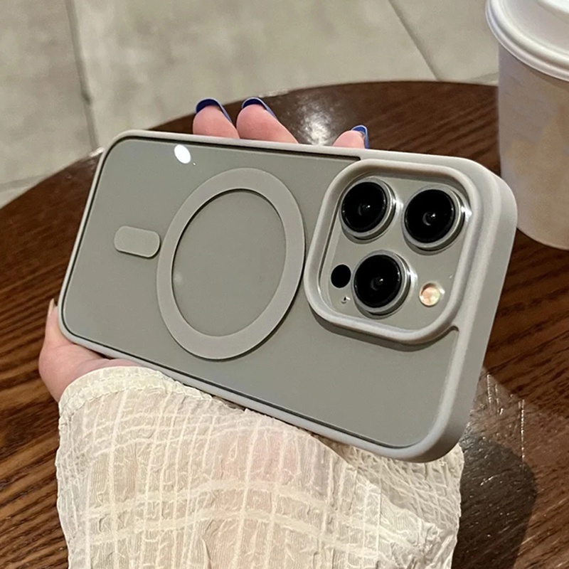 Luxury Magnetic Wireless Charge Phone Case For iPhone X XR XS Max 7 8 ...