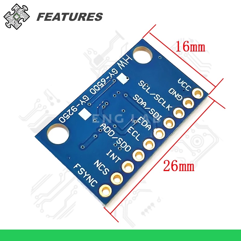 Pz- 9-Axis Attitude Three-Axis Electronic Compass Acceleration ...