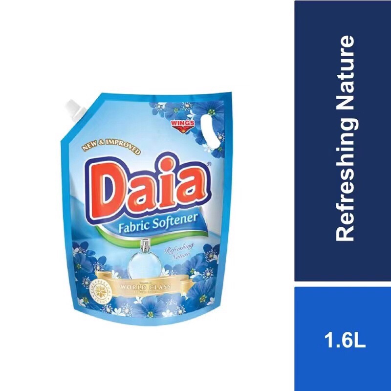 【Free Shipping 】Daia Fabric Softener & Condtioner Refill Pack 1.6L 【Pewangi Baju】 | Shopee Malaysia