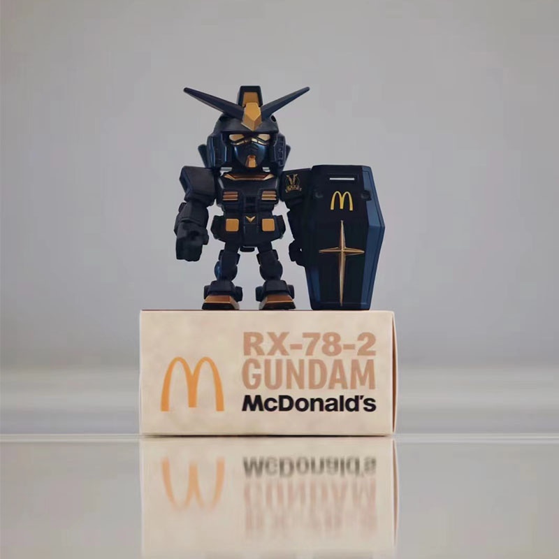 2023 Gundam display shelf, McDonald's (QMSV) Gundam，Angus color scheme ...