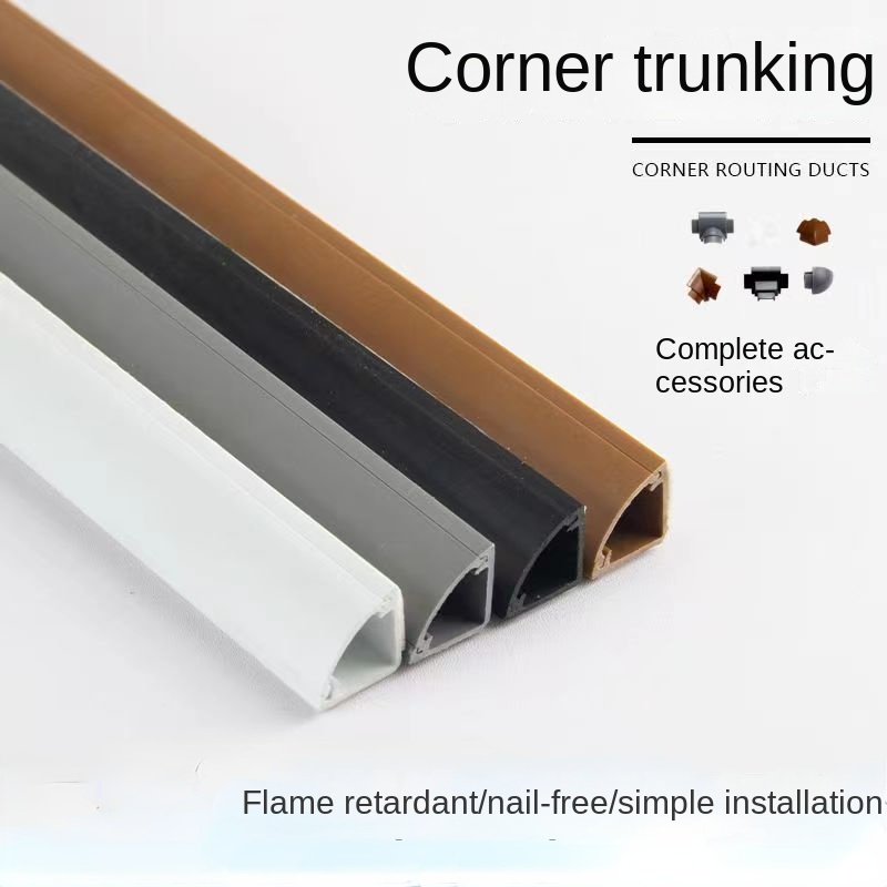 PVC New Material Wall Corner Surface Mounted Triangle Right Angle ...