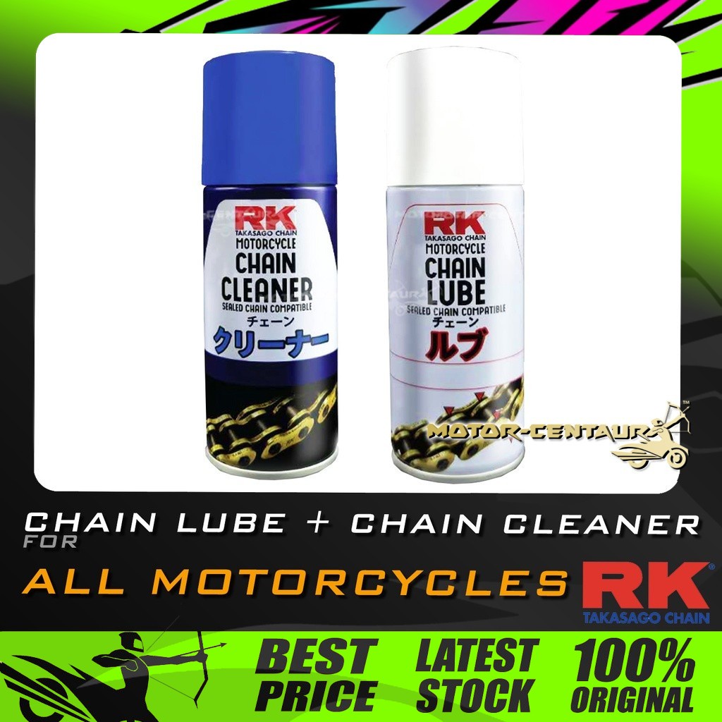 PENCUCI DAN MINYAK RANTAI MOTOSIKAL RK MOTORCYCLE CHAIN LUBE & CLEANER ...