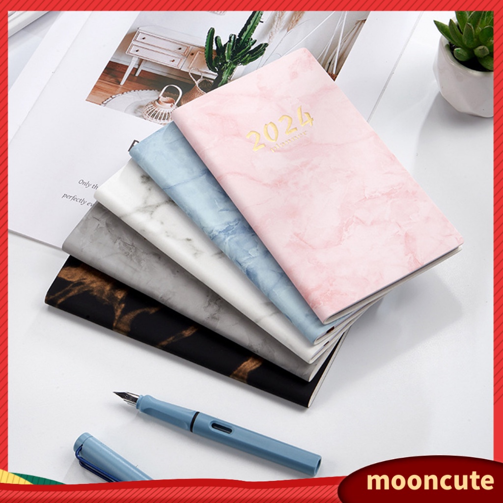 mooncute| Compact Planner Small Planner 2024 Planner Faux Leather ...