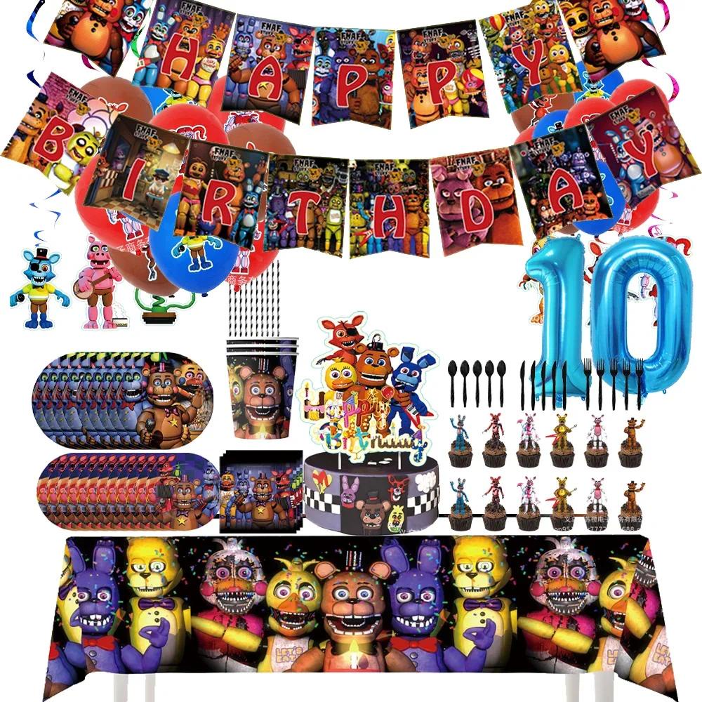 Five Nights At Freddy's FNAF themed children's birthday party ...