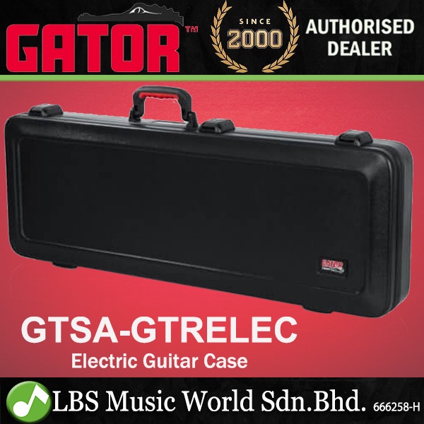 Gator GTSA-GTRELEC ATA Hard Case with TSA Latches for Stratocaster and ...