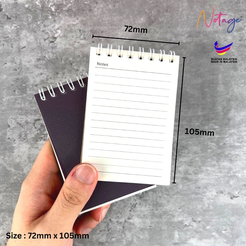 Mini Notepad Small Pocket Notebook Flip Memo Paper Mini Note taking ...