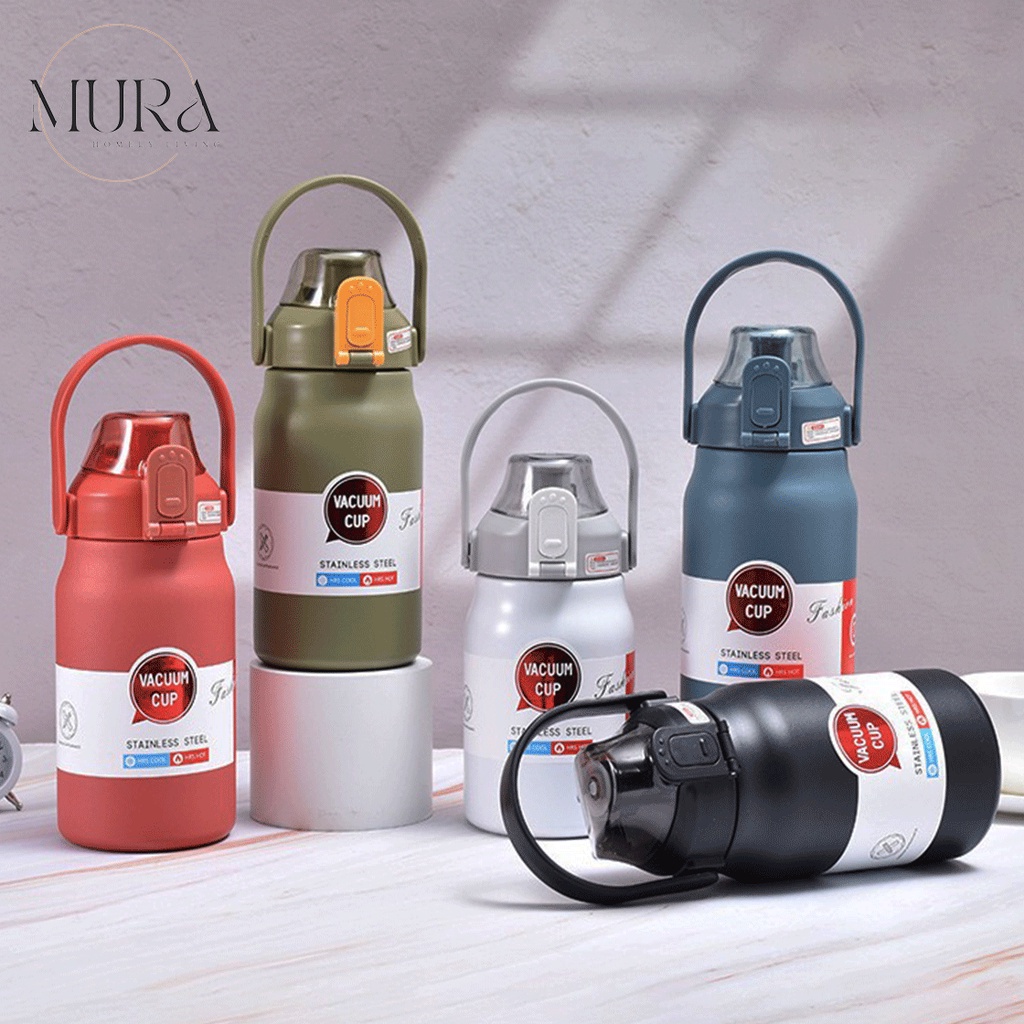 SUS 316 Stainless Steel Botol Air Thermos Cup Bottle Tahan Panas Dan ...