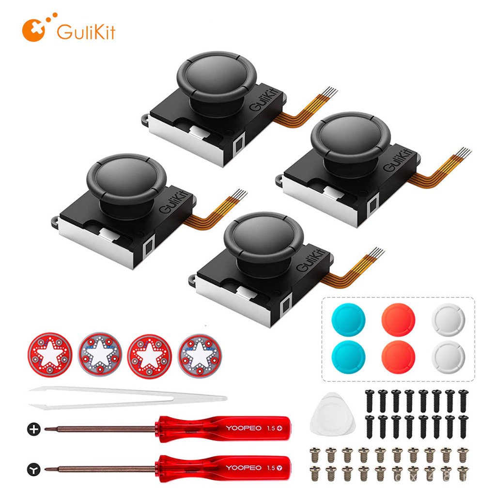 GuliKit Hall Joystick for Joy-Con NS40 AKNES Nintendo Switch OLED/Switch Lite Joycon Controller ...