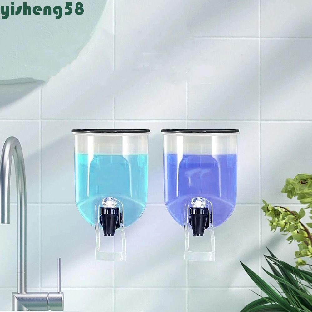 YISHENG Liquid Toothpaste Container, Large Capacity Plastic Mouthwash ...