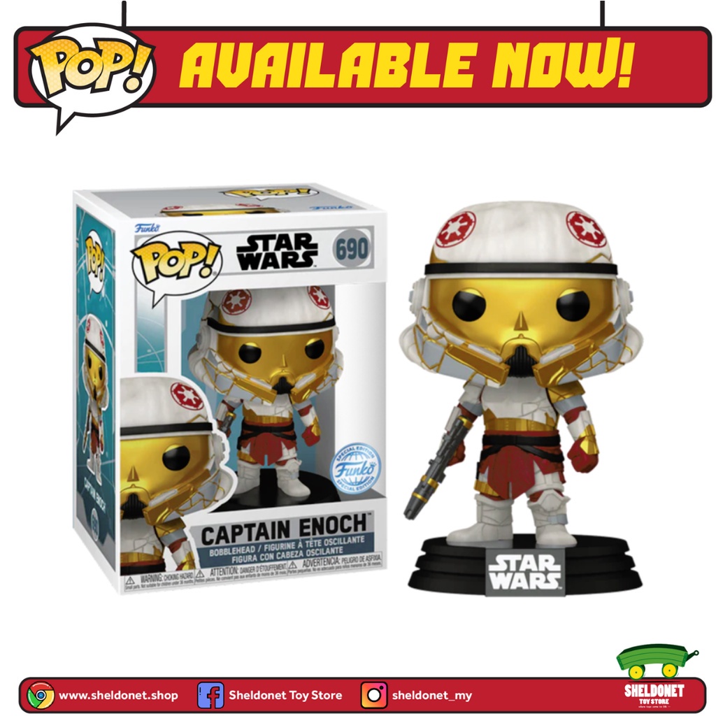 Funko Pop! Star Wars: Ahsoka - Captain Enoch [Exclusive] | Shopee Malaysia