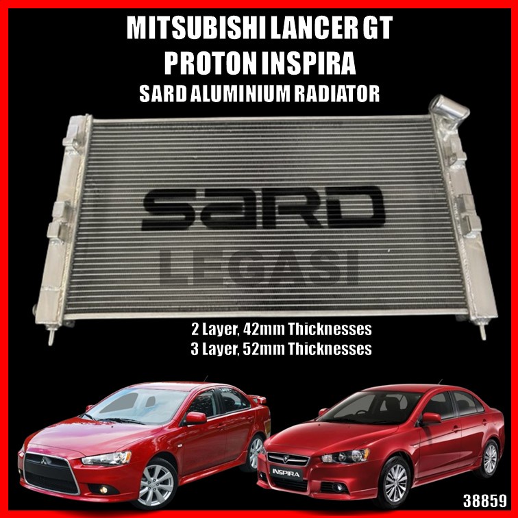 Proton Inspira 2.0 Lancer GT SARD Aluminium Radiator | Shopee Malaysia