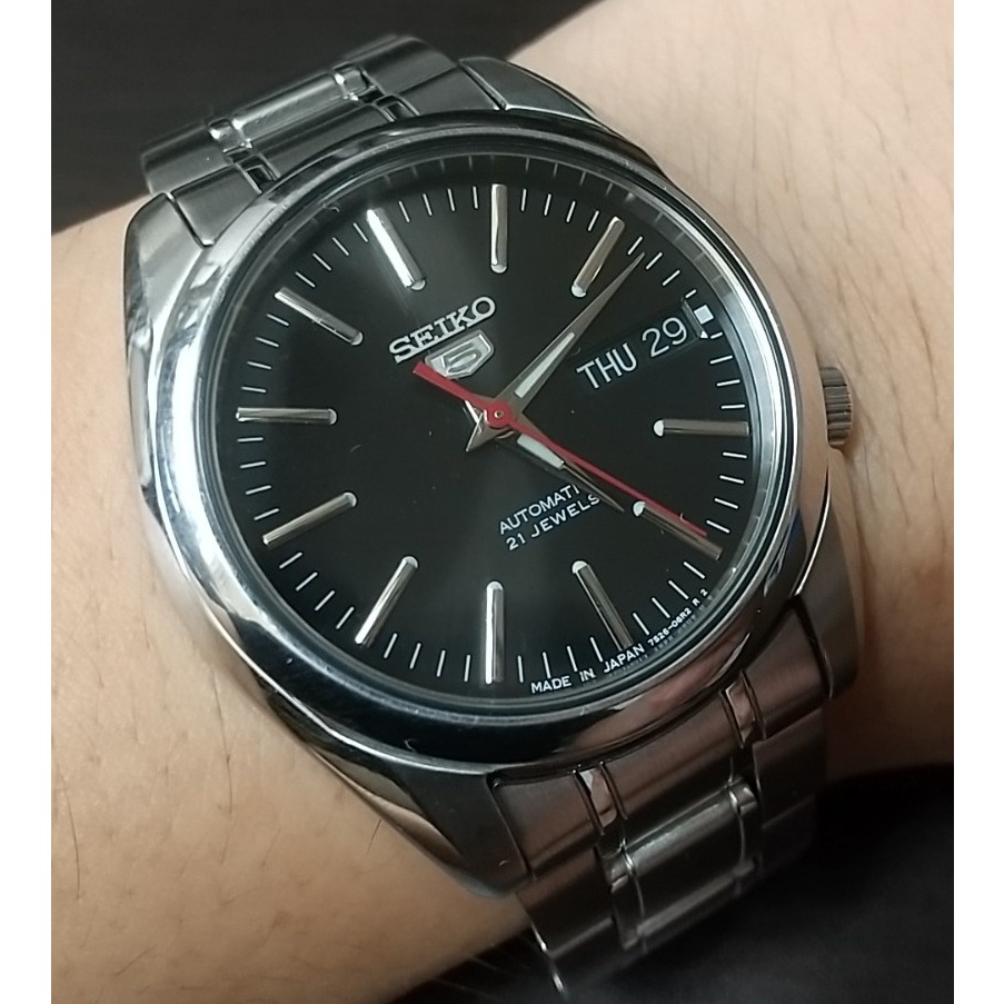 Seiko 5 Automatic 21 Jewels Japan Made SNKL45 / SNKL45J1 / SNKL45J Men ...