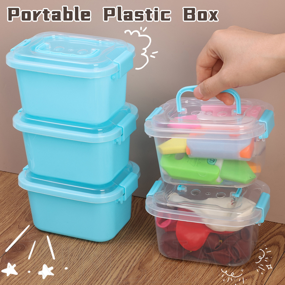 Large Capacity Handheld Toys Storage Box - Student Jewelry Cosmetics ...