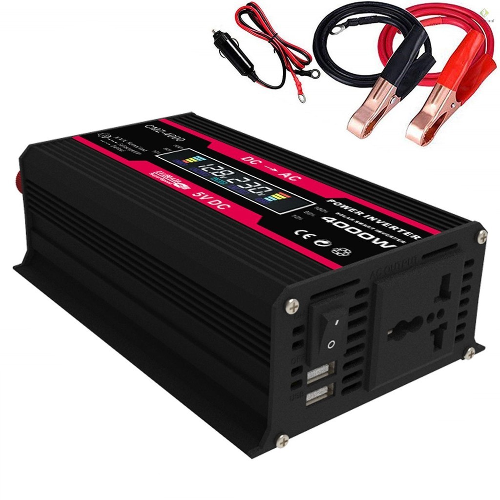 4000W Peak Power Modified Sine Wave Inverter LED Display 300W Rated ...