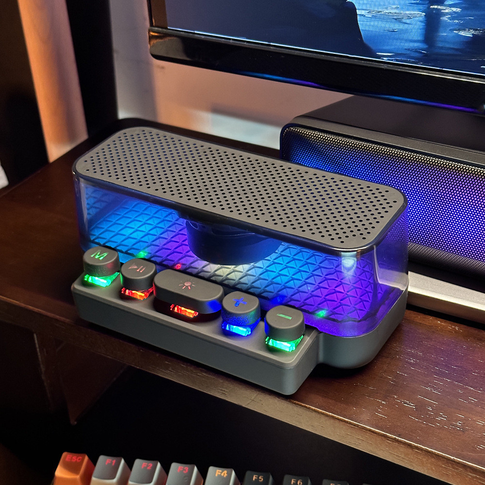 Portable Bluetooth-compatible Speaker RGB Hifi Subwoofer Sound Box ...