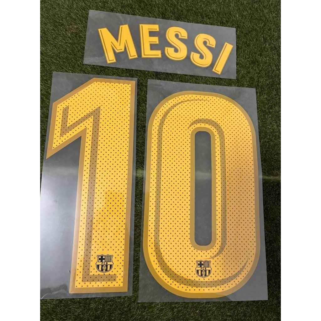 2018-2019 #10 MESSI Nameset Printing Player version Iron On Heat ...
