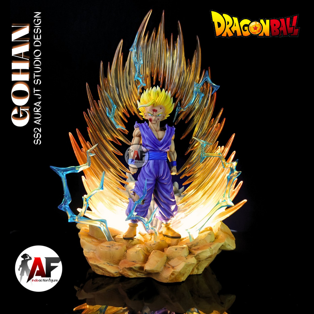 Statue Dragon Ball Gohan SS2 Aura JT Studio Design Recast with LED ...