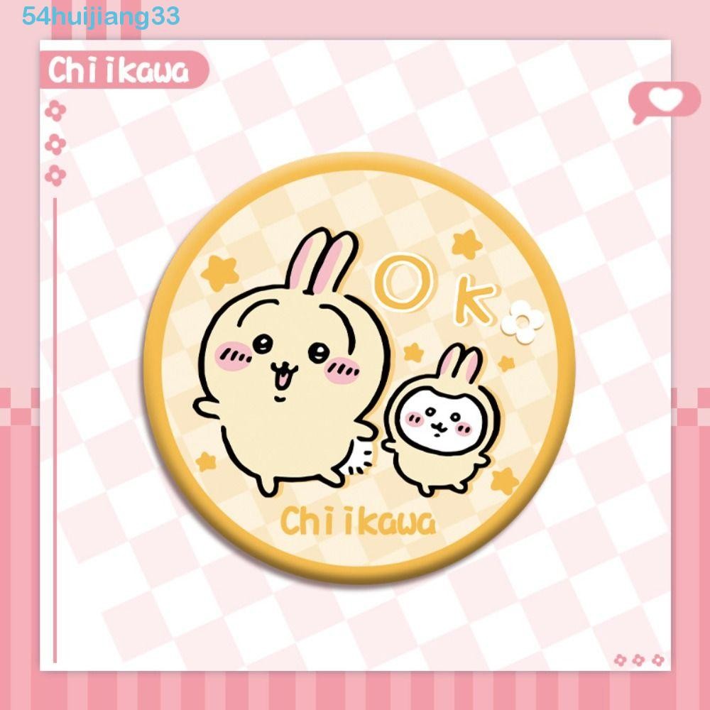 HUIJIANG Hachiware Brooch, Momonga Breastpin Anime Chiikawa Pin ...