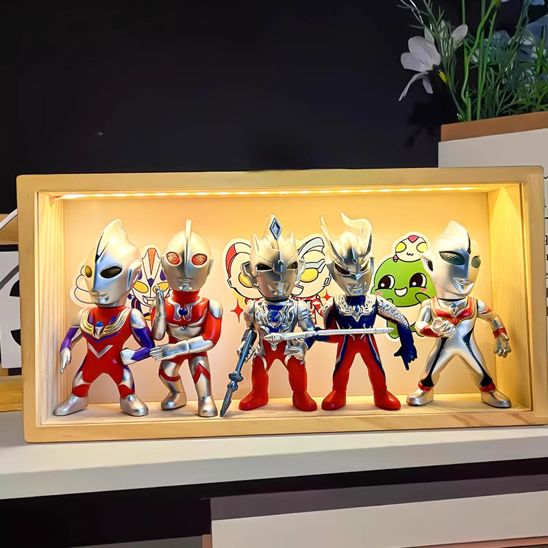 Ultraman Merchandise Toy Boy Birthday Gift Figure Office Doll Mystery ...