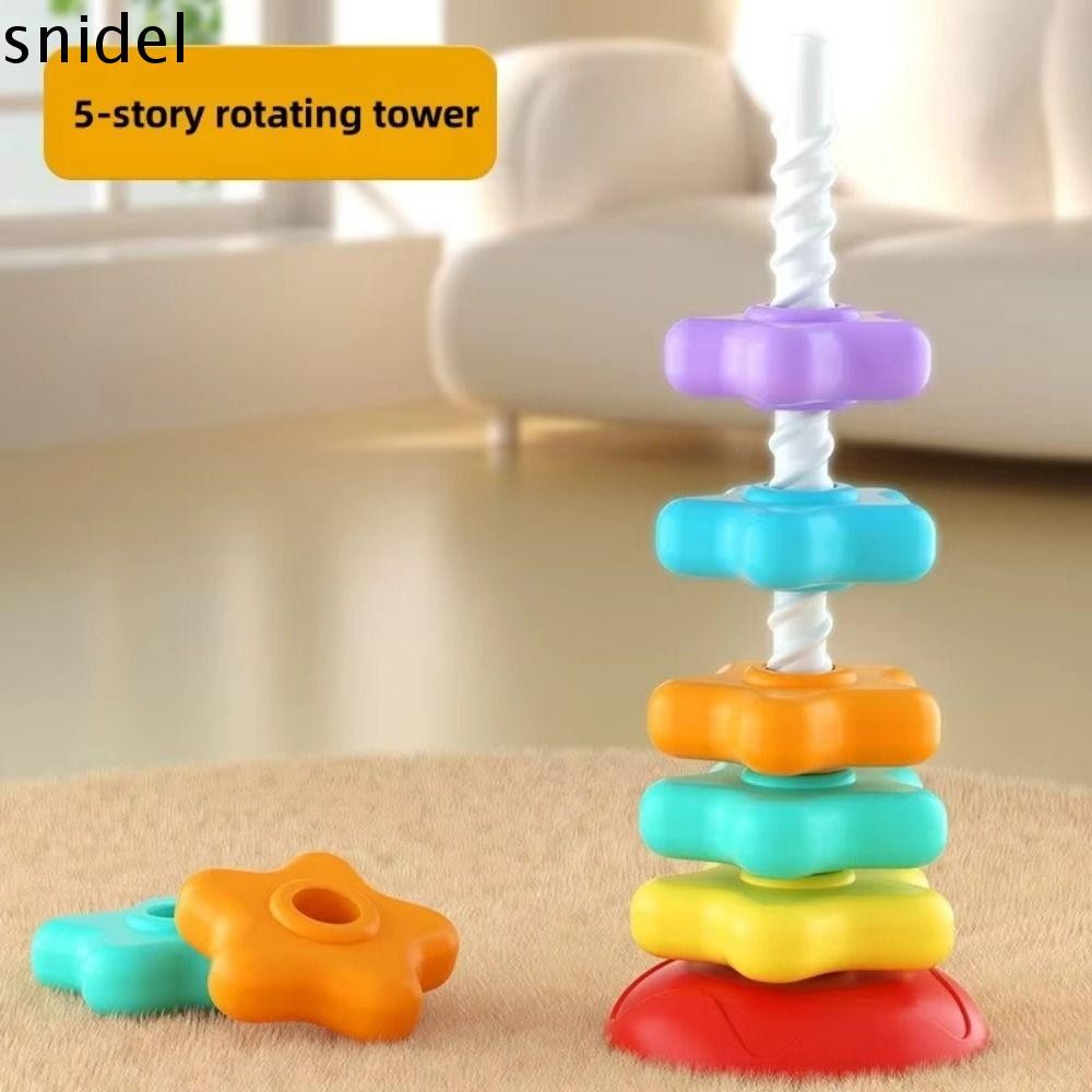 SNIDEL Rotating Screw Bolt Toys, Irregular Square Rattles Rotating ...