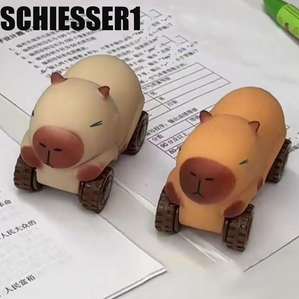 SCHIESSER1 Capybara Fidget Toy, with Wheel Transform Capybara Squeeze ...