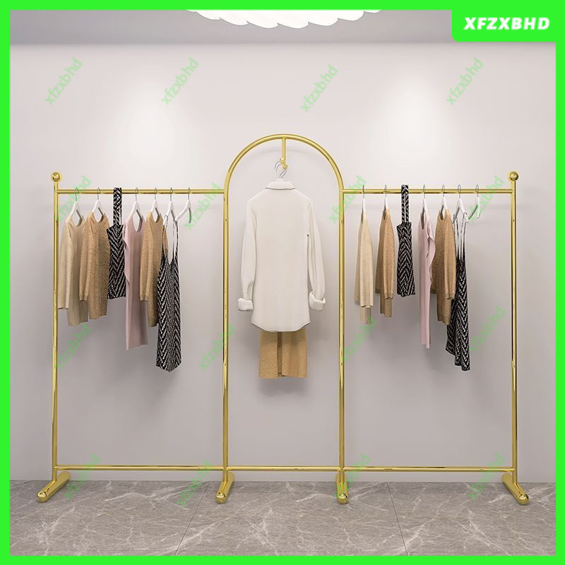 Hanger Floor-standing Vertical Clothing Store Live Room Display Rack ...