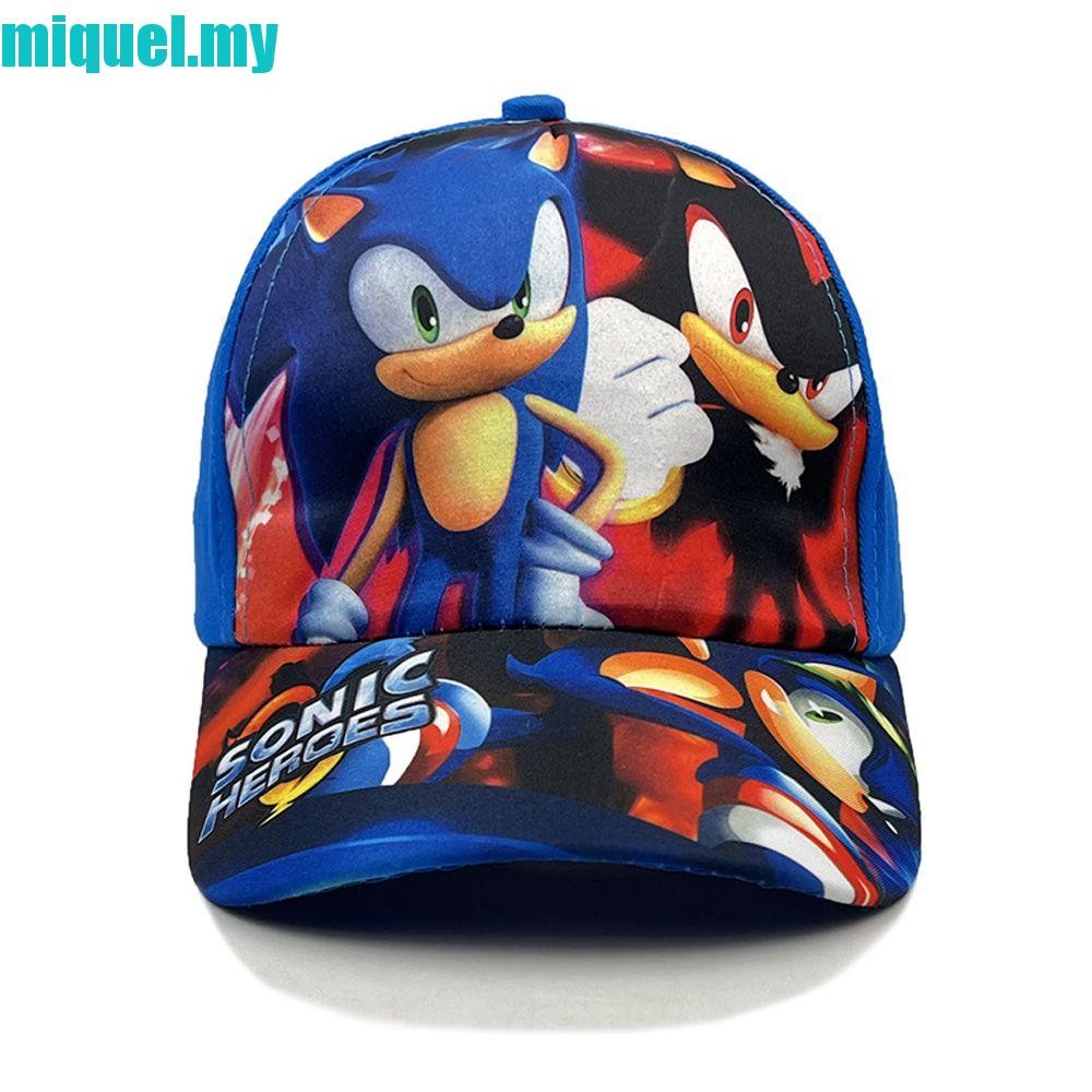 MIQUEL Sonic The Hedgehog Cap Kid Gift Breathable Outdoor Adjustable ...