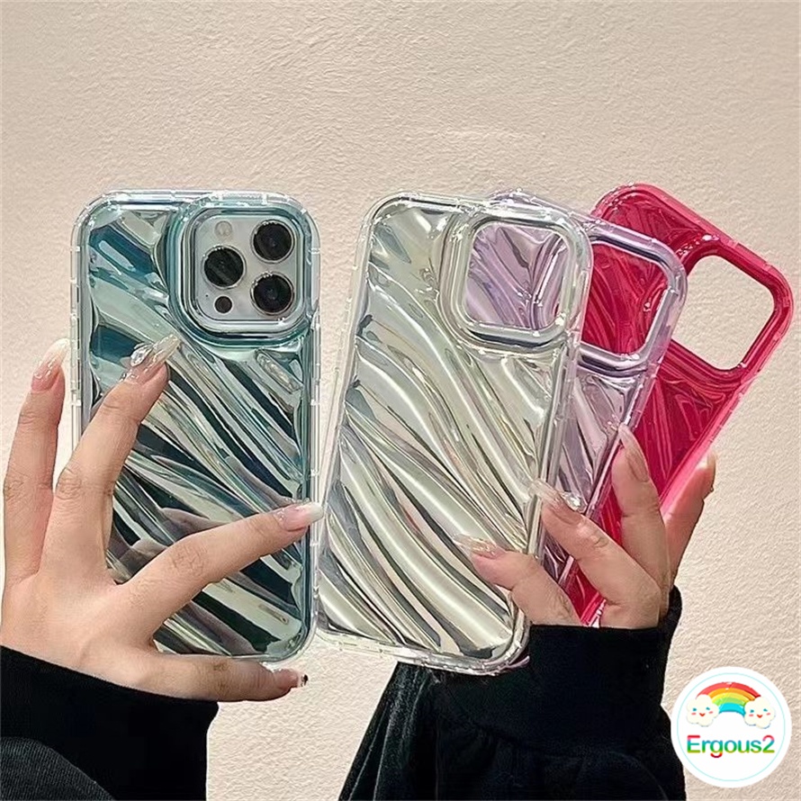 Luxury Fantasy Laser Crystal Corrugation Phone Case Compatible for ...