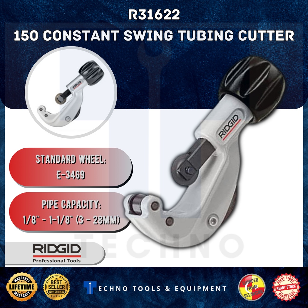 RIDGID 31622 Model 150 Constant Swing Tubing Cutter | Shopee Malaysia