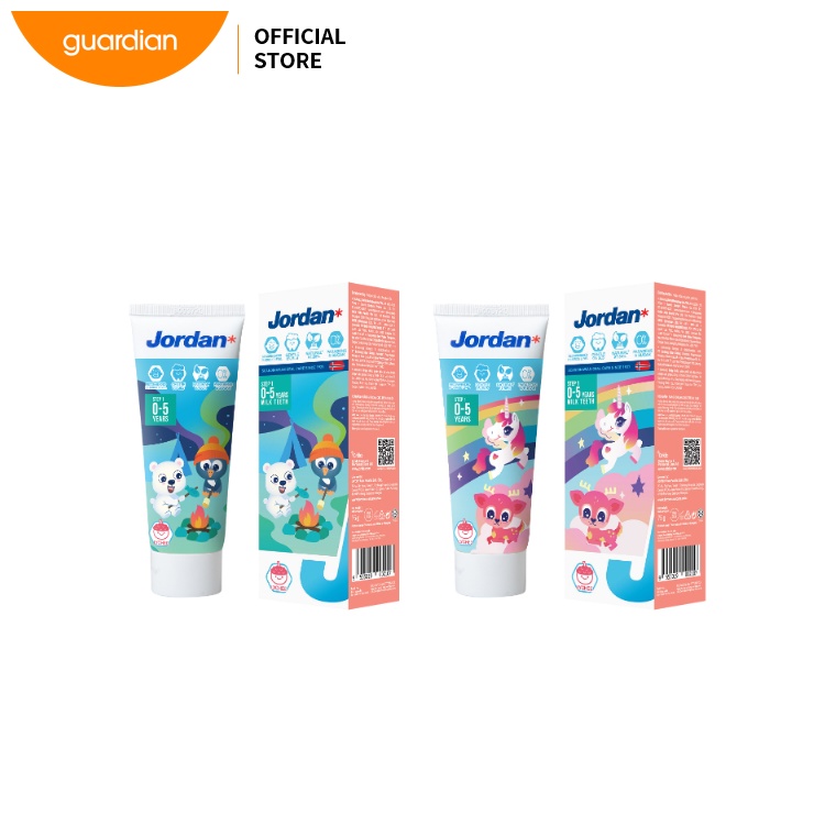 Jordan Kids Toothpaste Step 1 Lychee 75G | Shopee Malaysia