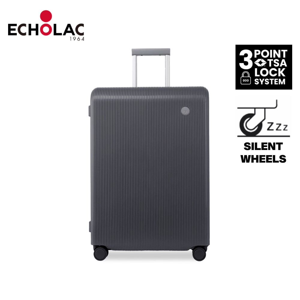 Echolac Fusion PP 20-inch Unbreakable 3-point TSA Lock System Frame Spinner Case Travel Luggage ...