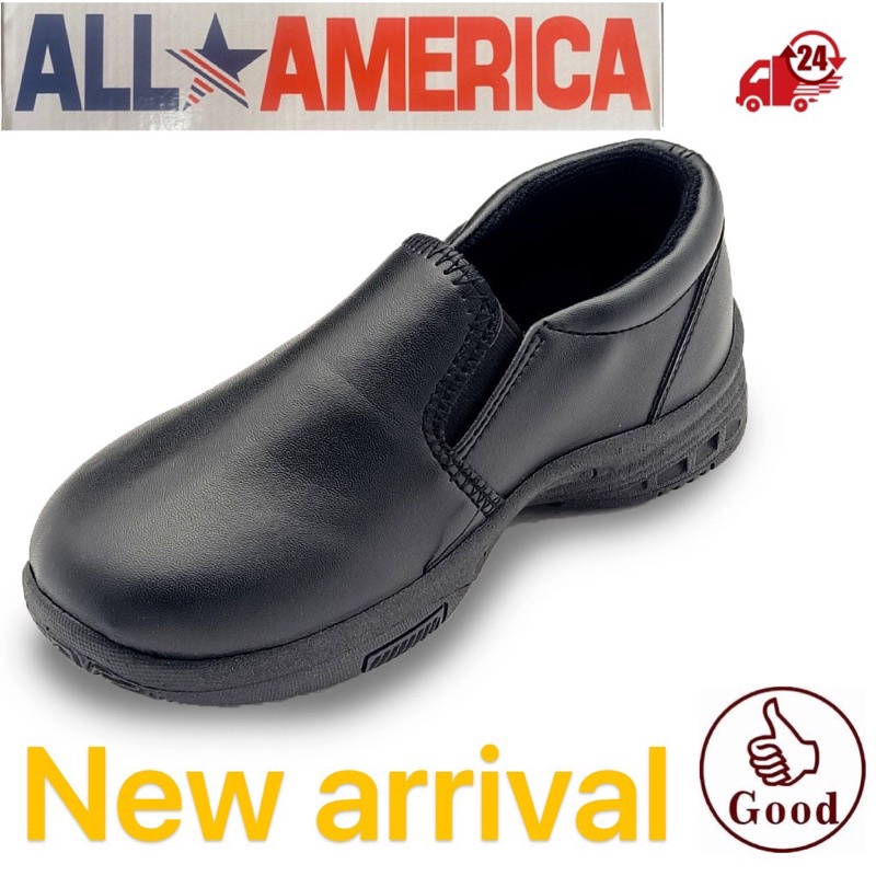ALL AMERICA 4918 Kasut Hitam Sarung FULL PVC WATERPROOF |BLACK SCHOOL ...