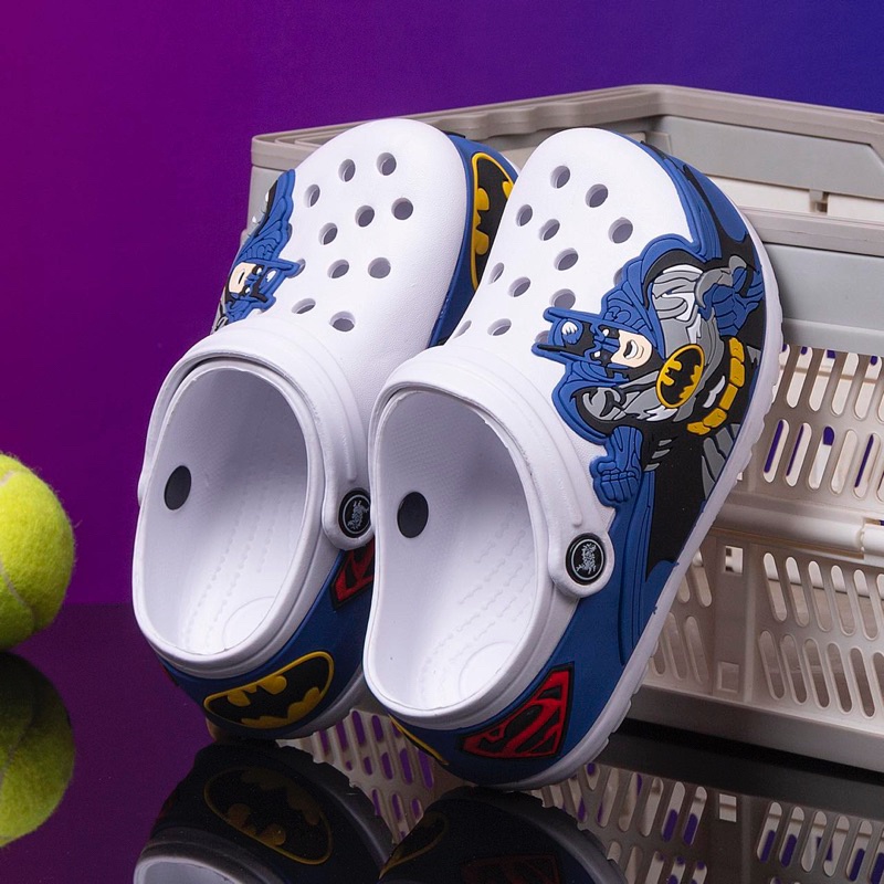 Crocs Fun Batman Lights Clogs for kids Boys sandals 1930 | Shopee Malaysia