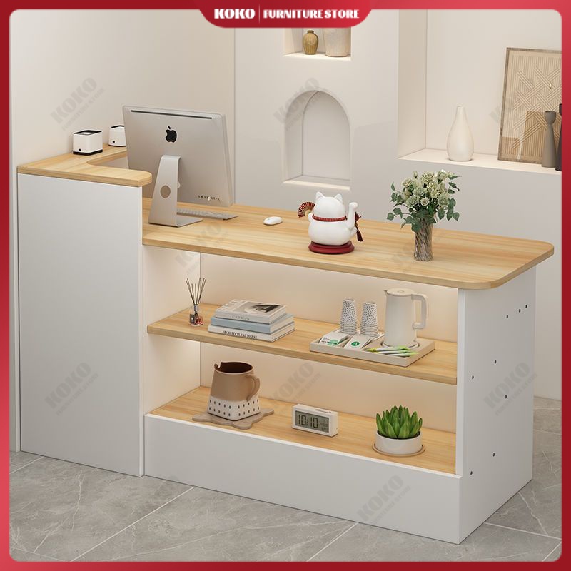 Cashier simple counter clothing store beauty salon small front desk ...