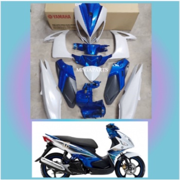 YAMAHA NOUVO LC135 BODY COVER SET ORIGINAL HLY COLOR- BMC+BWC1 NOUVO LC ...