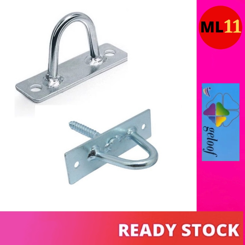 GELOOF Ceiling Fan Mount Ceiling Fan Hook D Type Screw Type D Hook / D ...