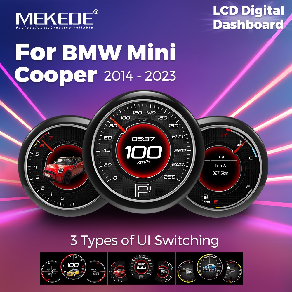 Mini Cooper 2014-2023 Digital Meter Cluster 11 Inch LCD Instrument ...