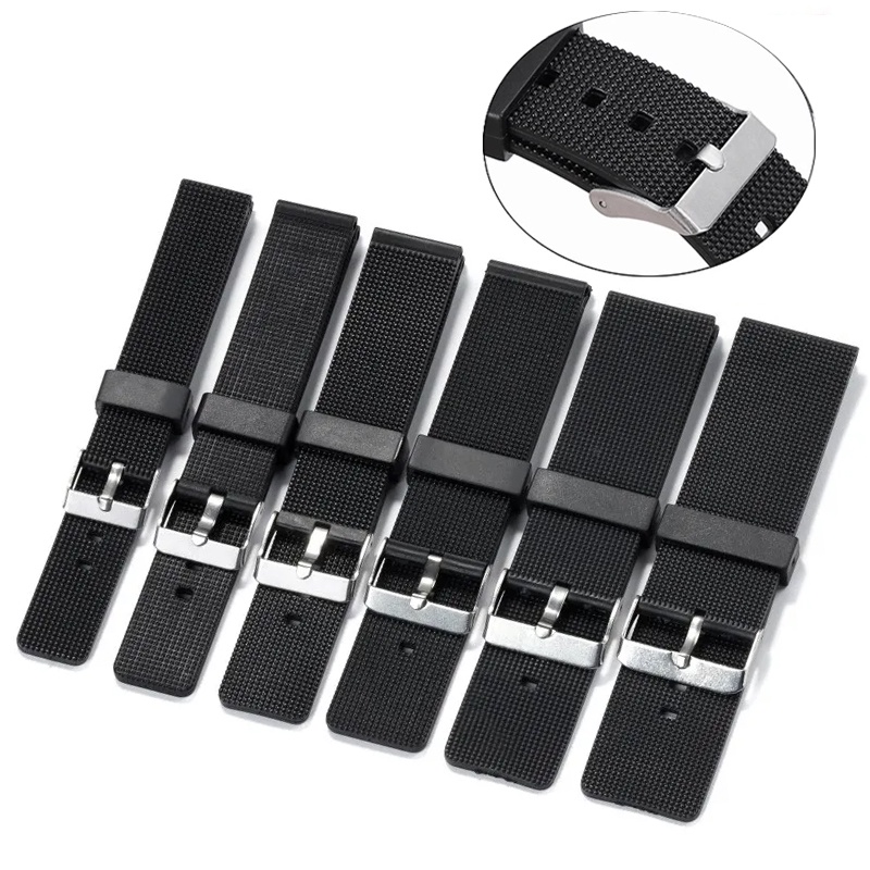Plastic Watch Strap 16mm 18mm 20mm 22mm 24mm 26mm Watchbands Smartwatch ...