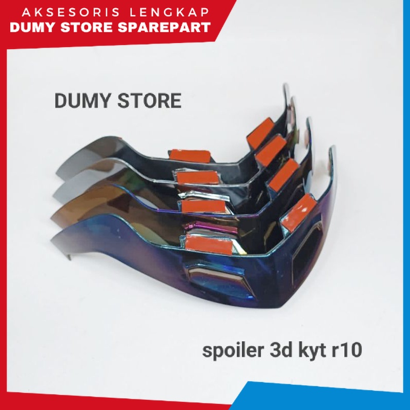 3d R10 SPOILER/KYT R10 IRIDIUM 3D SPOILER | Shopee Malaysia