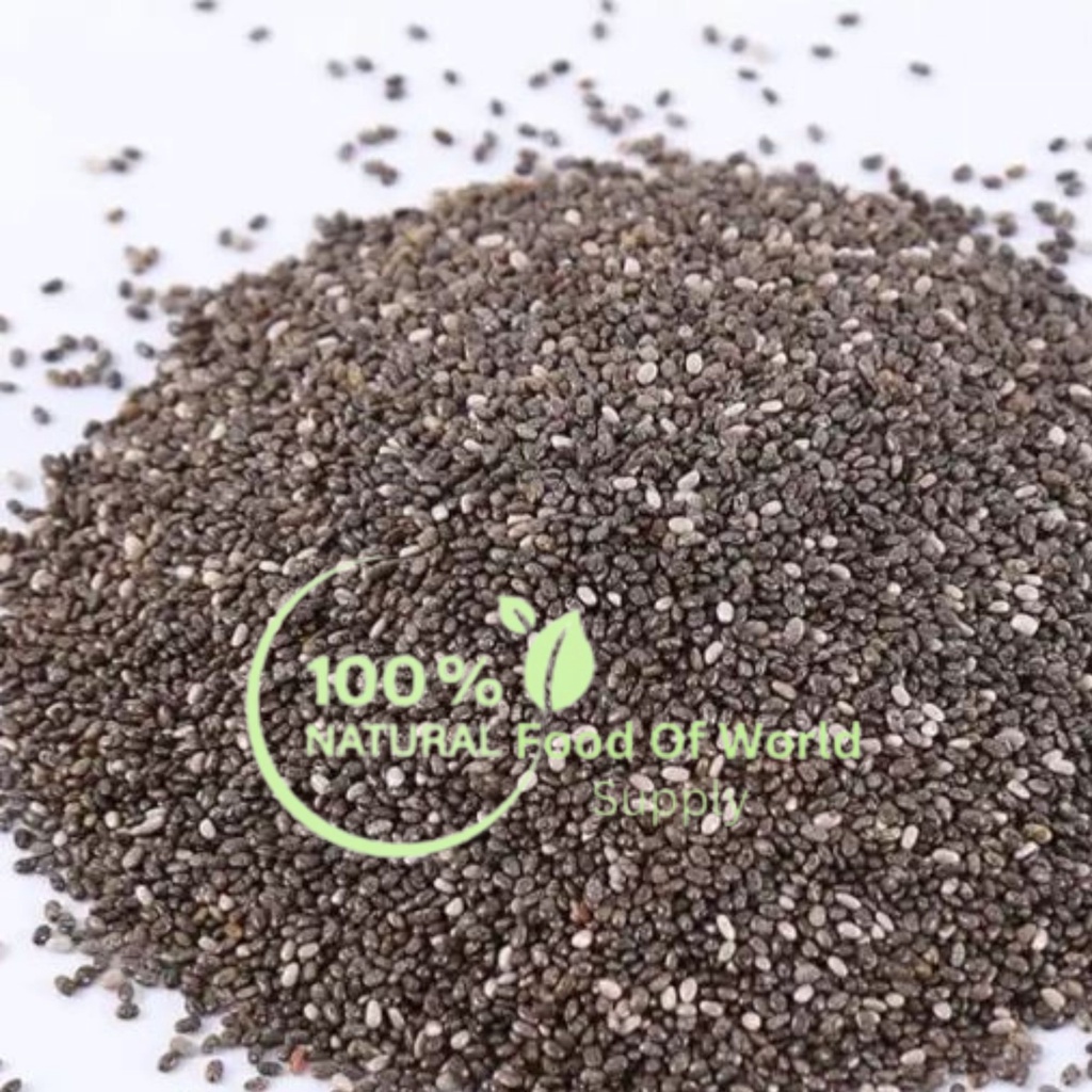 Chia Seed 50g - 500g Premium Organic 100% Pure Chia Seeds 全天然 奇亚籽 | Shopee Malaysia